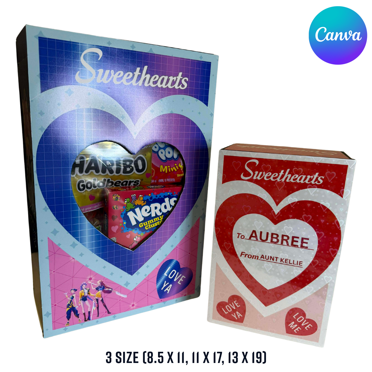 Nostalgic Sweetheart Box Template – Kellie Nicole's File Shop